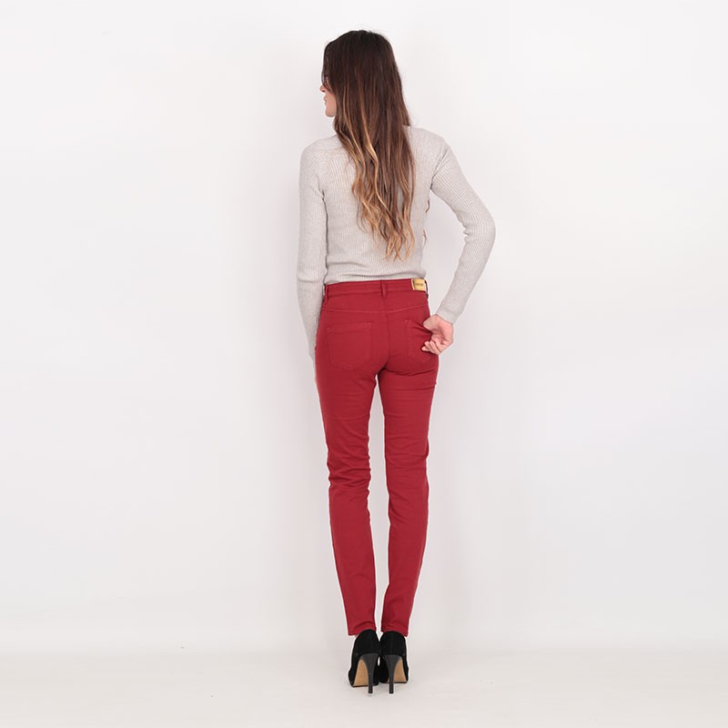 FOLIA 5 POCKET SLIM FIT CHILIROT SATIN